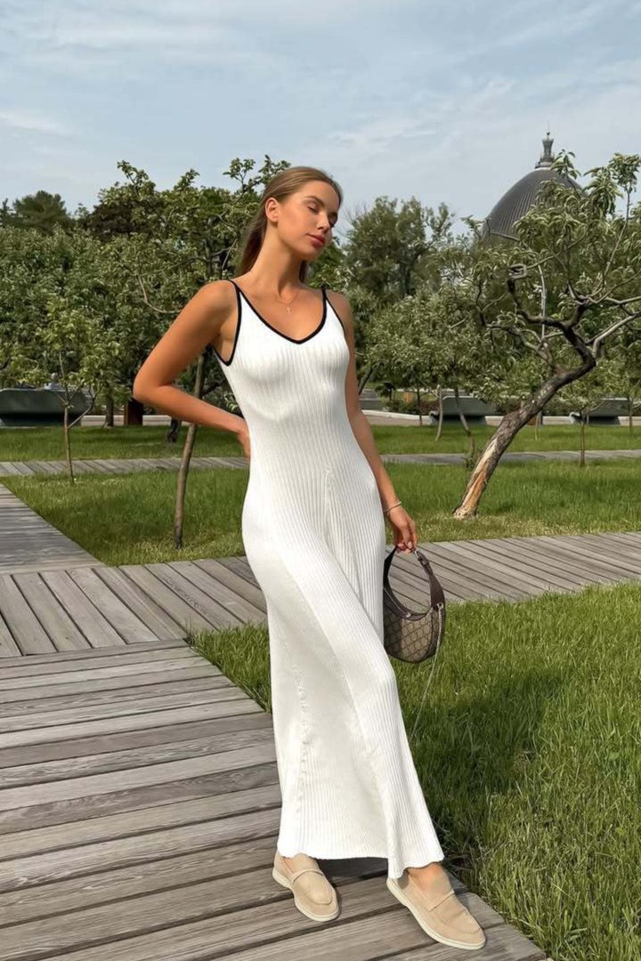 Color Block Cami Split Maxi Dress – The PrincessAce